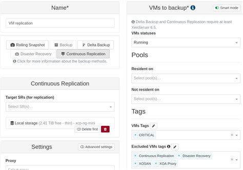 VM Replication In XCP Ng