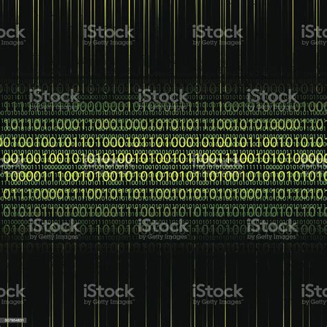 Abstract Tech Binary Green Background Stock Illustration Download Image Now Abstract Advice