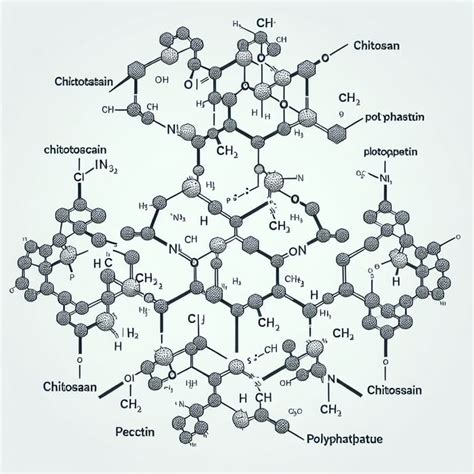 Chitosan Pectin Polyphosphate Nanoparticle Structure Ai Art Generator Easy Peasyai