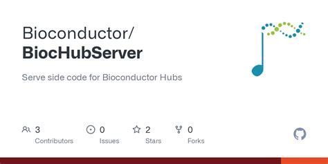 Github Bioconductor Biochubserver Serve Side Code For Bioconductor Hubs