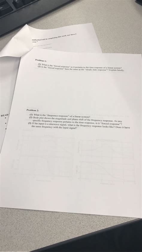 Solved What Is The Forced Response As It Pertains To The