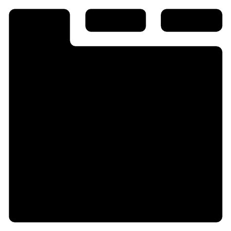 Tabset Vector Svg Icon Svg Repo