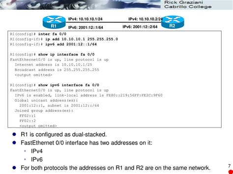 ppt cis 185 ccnp route ch 8 implementing ipv6 part 3 powerpoint