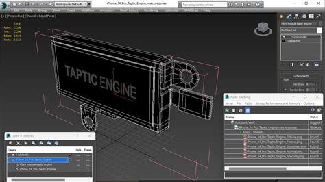 Iphone 14 Pro Taptic Engine 3d Model 9 Gltf Obj Ma Max Upk Unitypackage Fbx 3ds