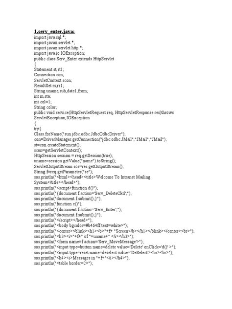 coding pdf java platform java servlet