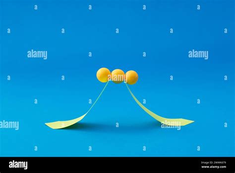 Balance With Teamwork To Achieve A Goal Stock Photo Alamy