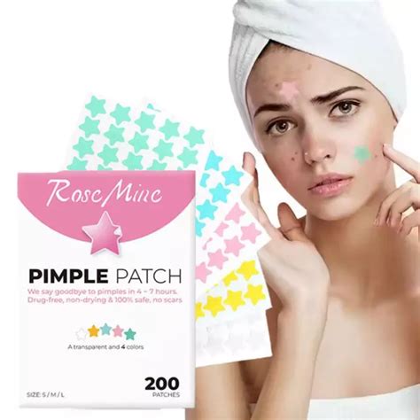 Rosemine Hydrocolloid Acne Pimple Patches With Centella Salicylic Acid
