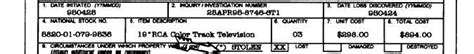 Figure 8 13example Of A Completed Report Of Survey Dd Form 200 Front