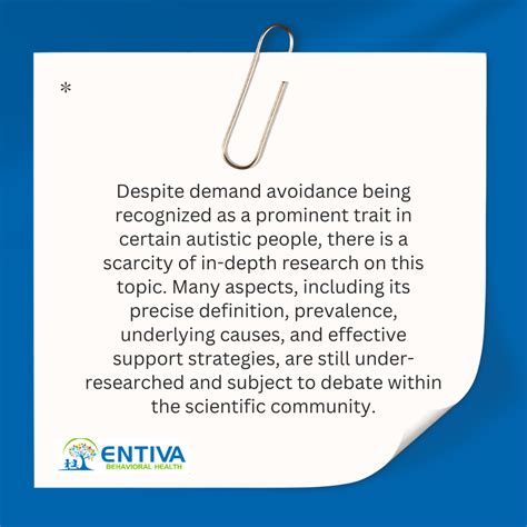 A Closer Look At Demand Avoidance In Autism Entivabehavioralhealth