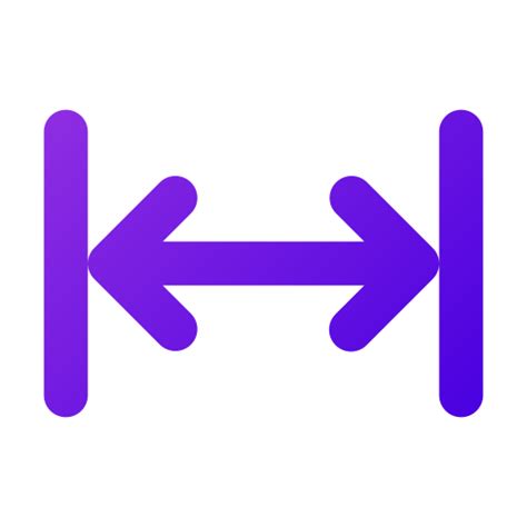 Width Generic Gradient Icon