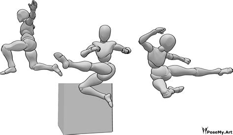 Jumping Action Poses Jumping Action Poses