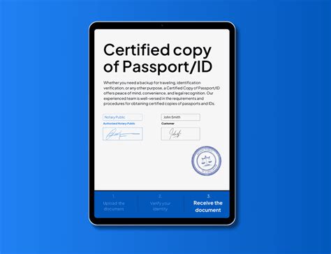 Certified Copy Of Passportid Notary Public Apostille