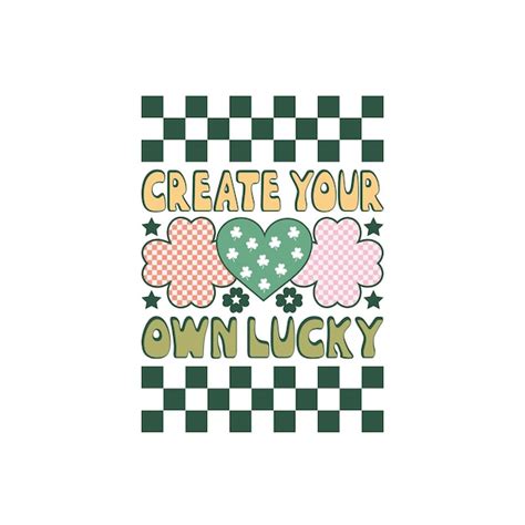 premium vector create your own lucky