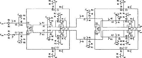 Figure From A V Spl Mu W Fourth Order Switched Capacitor Filter With Switched Opamp