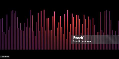 빨간색 동적 파도와 음악 추상적 인 배경 음파 템플릿입니다 음악 이퀄라이저 3d 렌더링 라디오에 대한 스톡 사진 및 기타 이미지