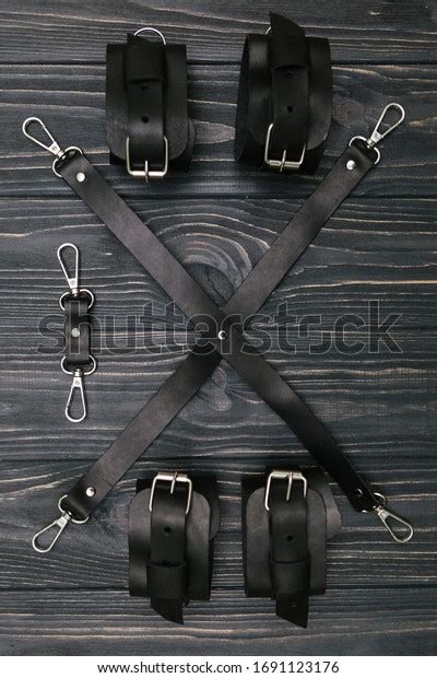 Bdsm Leather Sex Attributes Black Leather Stock Photo 1691123176 Shutterstock