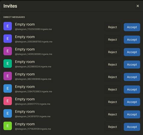 empty room invites after during startup chat sync · issue 876