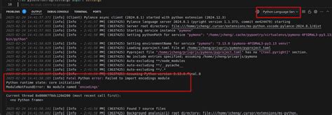 Fatal Python Error Failed To Import Encodings Module Bug Reports
