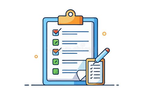 Colorful Checklist With Green Checkboxes Tasks Completed And In Progress Vector Flat Icon