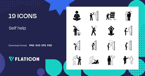 Self Help Icon Pack 19 Svg Icons