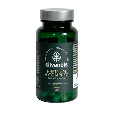 Silvanols Premium B Complex 60 Kaps Maniveselibasdati Lv
