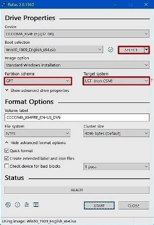 Reinstalling WIndows 10 64 Using Rufus Not Working Acer Community