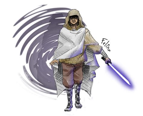 Oc Fanart A Lone Jedi By Feline R Imaginaryjedi