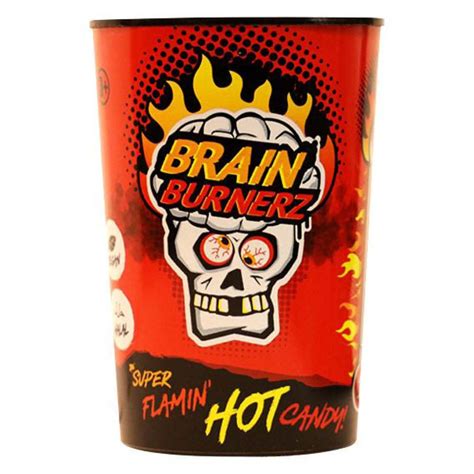 Brain Blasterz Brain Burnerz Super Flamin Hot 48 G Tasty America American Candy Snacks