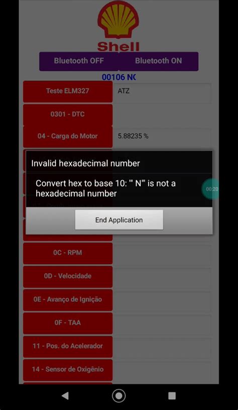 Hexadecimal Issues Related To Obd Mit App Inventor Help Mit App