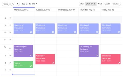 Blazor Scheduler Event Calendar Devexpress