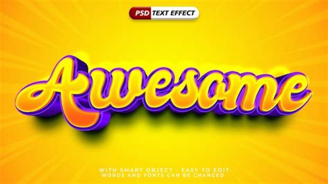 Awesome Text Effect Psd High Quality Free Psd Templates For Download