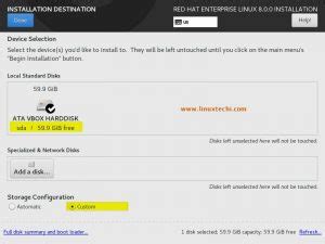 Red Hat Enterprise Linux RHEL 8 Installation Steps With Screenshots