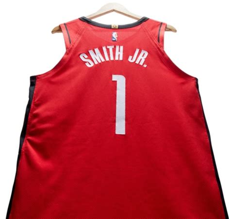 Jabari Smith Jr Houston Rockets 2022 2023 Game Worn Home Jersey Rookie