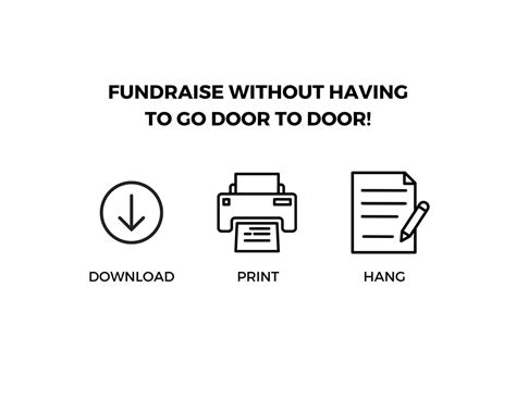 Soccer Fundraiser Flyer Color My Soccer Ball Printable Template Etsy