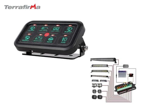 Tf7010 Terrafirma 8 Way Switch Panel System Lr Parts