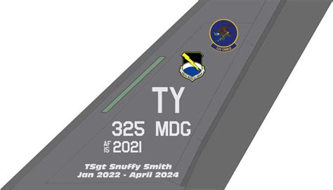 F 35 325fw Tyndall Afb Aircraft Tail Flash Panel Etsy