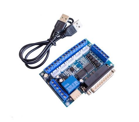 قیمت و خرید برد کنترلر دستگاه Cnc پنج محور با پشتیبانی از نرم افزار Mach3 دارای پورت Lpt