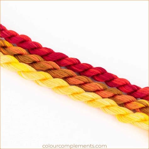 Creating A Warm Palette Using An Analogous Color Scheme Colour Complements