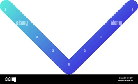 Scroll Down Pixel Perfect Gradient Linear Ui Icon Stock Vector Image And Art Alamy