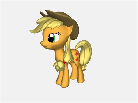 Applejack 3d By Princess Luna Love On Deviantart