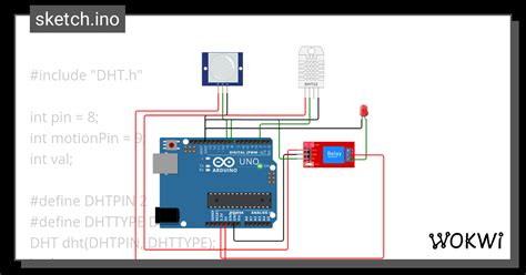 Prj31 Relay Motiondensor Wokwi Esp32 Stm32 Arduino Simulator
