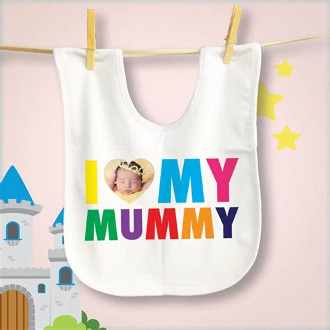 Photo Personalised I Love My Bib By Forever After