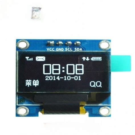 Oled 4 Pin Display For Arduino Interface Ssd1306 Pk