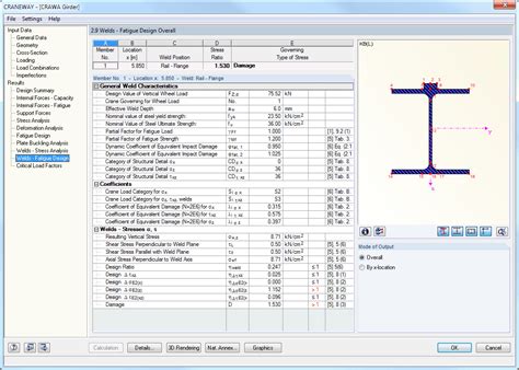 Crane Beam Design Spreadsheet Within Craneway Craneway Girder Design Acc To Eurocode Dlubal