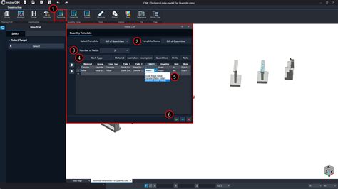 Cimquantity Quantity Table Quantity Calculation Summary Table