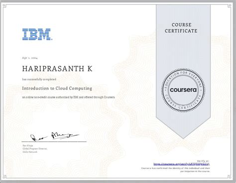 Completed My Cloud Computing Certification Hariprasanth K Posted On The Topic Linkedin