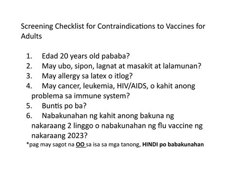 screening checklist docx