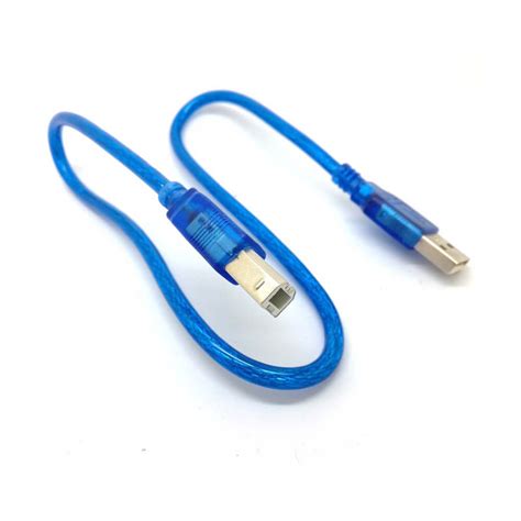 cabo usb a macho x usb b macho 2 0 para arduino uno e mega 50cm