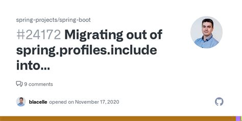 Clude Into Springprofilesgroup · Issue 24172 · Spring