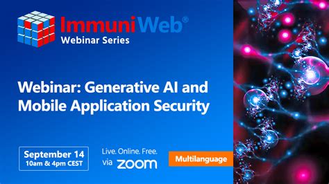 Webinar Generative Ai And Mobile Application Security Immuniweb